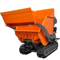 China Mini Tracked High Lift Dumper 1100lb Standing Short Distance Transport for sale