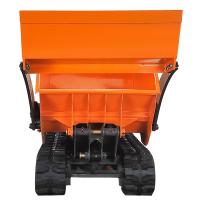 China Mini Tracked High Lift Dumper 1100lb Standing Short Distance Transport for sale