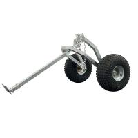 China Farm Atv Quad Bike Trailer Outdoor Twin Axle Forestry Machine Log Hauler for sale