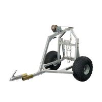 China Farm Atv Quad Bike Trailer Outdoor Twin Axle Forestry Machine Log Hauler for sale