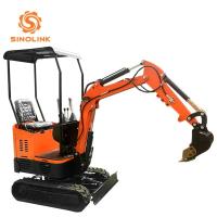 China 1 Ton Mini Tracked Excavator Hoe Crawler Loader Garden Farm Machine CE for sale