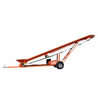 China Small Portable Firewood Conveyors For Sale Pvc Green Belt Conveyor system for sale