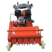China Manual Walk Behind Lawn Mower For Hillsides Large Yards Y Blades for sale