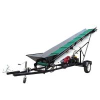 China Firewood Conveyor Belt Elevator Hydraulic Moveable Lifter 6.5HP for sale