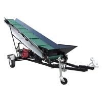 China Firewood Conveyor Belt Elevator Hydraulic Moveable Lifter 6.5HP for sale