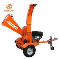 China 15hp Electric Start Wood Chipper Shredder Machine ATV Industrial Timber Shredder for sale