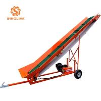 China Chip Wood Conveyor Recoil start Fire Wood Stacking for sale