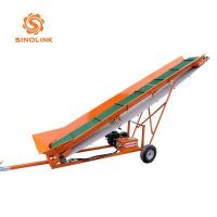 China Chip Wood Conveyor Recoil start Fire Wood Stacking for sale