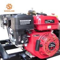 China 6.5hp Petrol Engine Conveyor Belt Firewood Adjustable 500mm for sale