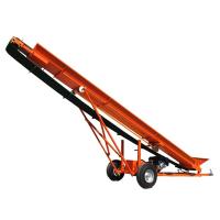 China Manual Wood Conveyor Belt Movable Lightweight Farm Household for sale