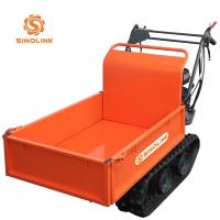 China Mini Crawler Dumper Power Barrow 6.5hp Gasoline Engine for sale