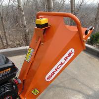 China Auto Feed Wood Chipper Machine Heavy Equipment 6.5hp Petrol Powered ATV for sale
