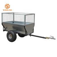 China Utility Tow Behind Dump ATV Trailer Farm Forestry Heavy Duty Quad Trailer for sale