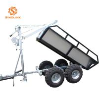 China Utv Off Road Atv Trailer Quad Bike Cargo Wood Log Lightweight Outside Garden Farm for sale