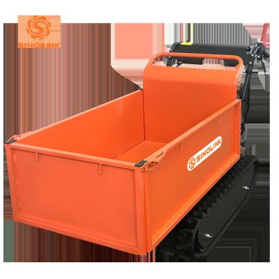 China 1100lb Mini Tracked Dumper Mini Crawler Dumper Standing Short Distance Transport for sale