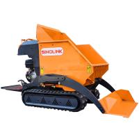 China High Tip Mini Dumper Manual Digger 0.5t Gasoline Engine for sale
