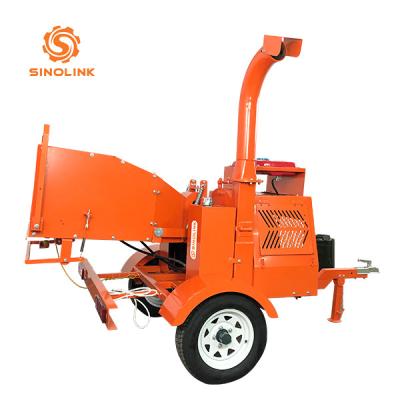 China Household Wood Chipper For Palm Fronds Tractor Wood Mulching Machine for sale