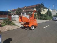 China High Horsepower Gasoline Engine Wood Log Shredder Chipper for sale