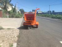 China High Horsepower Gasoline Engine Wood Log Shredder Chipper for sale