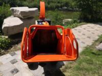 China ATV 6.5HP Gasoline Engine Drum Wood Log Chipper Machine Ce Certification for sale