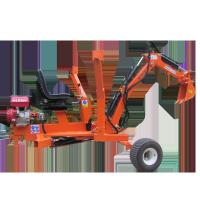 China Safe 10-12rpm ATV Backhoe Digger 2.4m Towable Excavator Backhoe Construction for sale