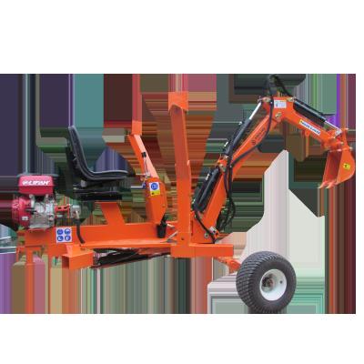 China Safety Mini Tractor Excavator 90-120kw Atv Excavator Towable Backhoe for sale
