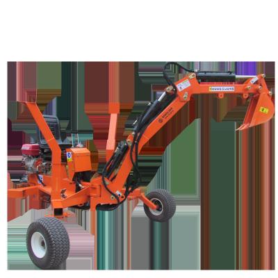 China Diesel ATV Backhoe Mini Track Excavator With Max. Digging Force 90-120kN for sale