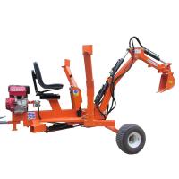 China ATV Gasoline Engine Portable Mini Backhoe Excavator Backhoe Loader Ce Certification for sale
