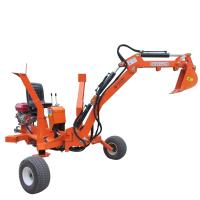 China ATV Gasoline Engine Portable Mini Backhoe Excavator Backhoe Loader Ce Certification for sale