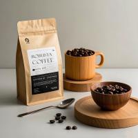 China Custom Flat Bottom Bags Tin Tie Packing Custom Compostable Biodegradable Bean Coffe Coffee Packaging Bag With Valve and Zipper for sale