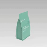 China Custom Printed Stand up Pouch Flexible Zipper Side Gusset Bag Packaging 10kg/50kg Flat Bottom Plastic Bags for sale