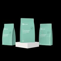 China Custom Printed Aluminum Foil Flat Bottom Pouch Zipper Packaging Plastic Bag for sale