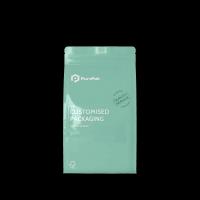 China Custom Food Grade Stand up Pouch Coffee Packaging Flat Square Bottom  Bag Reusable Side Gusset Matt Coffee Bags for sale