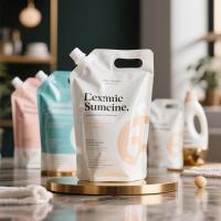 China Customized Stand up Pouch Manufacturers 5KG Washing Powder Laundry Detergent Liquid Packaging Bag for sale