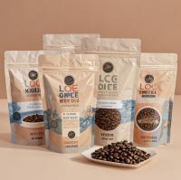 China Food Grade Plastic Bag Stand up Pouch Doypack Zip Lock Food Storage Bag Nuts Coffee Beans Packaging Bag for sale
