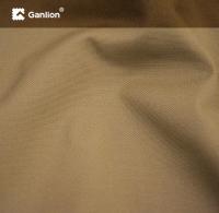 China Tan Cotton Poly Spandex Stretched Workwear Fabric Anti Pilling for sale