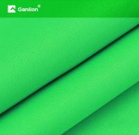 China Bright Green Polyester Cotton T400 Trousers Stretch Fabric Twill 2/1 for sale