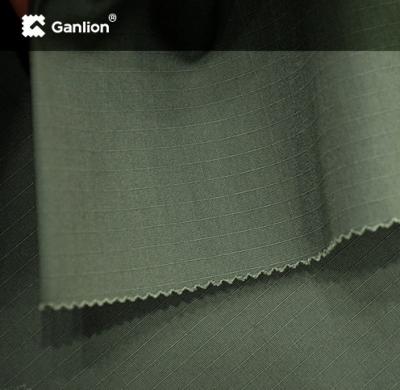 China Antibacterial Nylon Cotton Spandex Stretched Workwear Fabric Ripstop 2*2 for sale