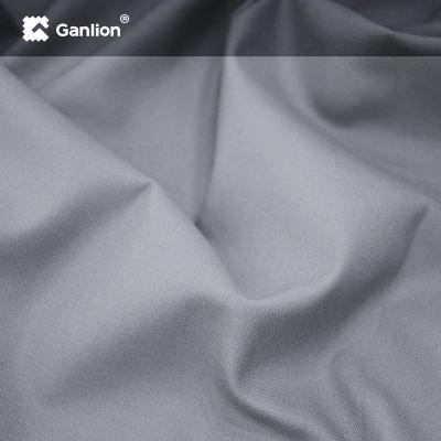 China Gray Cotton Polyester Blend Rental Workwear Fabric Anti Chlorine for sale
