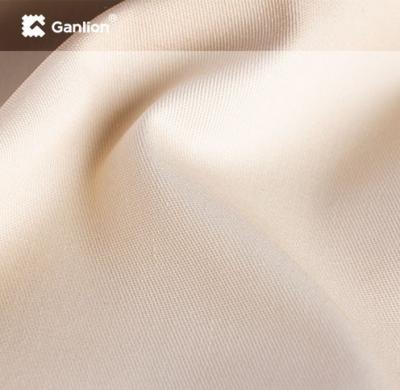 China Polyester Lyocell GRS OCS Twill 2/2 Recycled Fiber Fabric For Overall Coat for sale