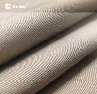 China Khaki Twill 3/1 Polyester Cotton Medical Uniform Fabric For Winter Coat for sale