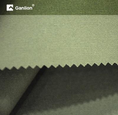 China Light Green IRR Fire Retardant 100% Cotton Cloth Fabric Canvas 1/1 for sale