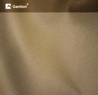 China Khaki Poly Cotton Fire Resistant Clothing Materials Twill 2/1 for sale