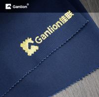 China Twill 2/1 Dark Blue Polyester Work Pants Fabric 250GSM Industrial Washable for sale