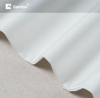 China Bleach White 250GSM Cotton Poly Spandex Industrial Washing Fabric Twill 3/1 for sale