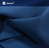 China Indigo Cotton Polyester Anti UV Rental Workwear Material Twill 3/1 for sale