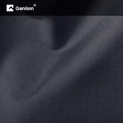 China Dark Grey Cotton Polyester T400 Antibacterial Fabric Anti Wrinkle for sale