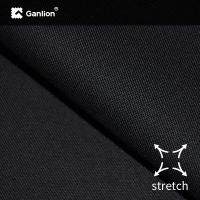 China Black Cotton Polyester XLANCE Stretched Workwear Fabric 235GSM Full Sleeve Shirts for sale