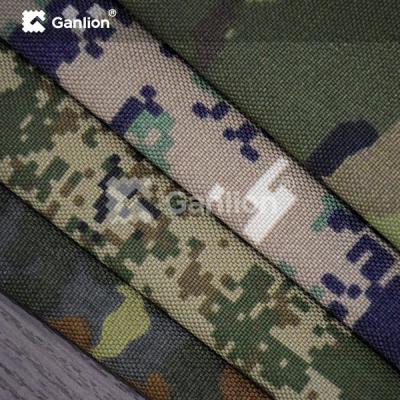 China Nylon N66 IRR Teflon Outdoor Camo Fabric Plain 1/1 For Backpack for sale