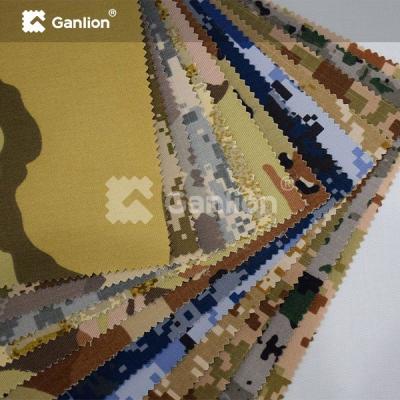 China IRR WR OR Waterproof camouflage Nylon Cotton Fabric Ring Spun for sale